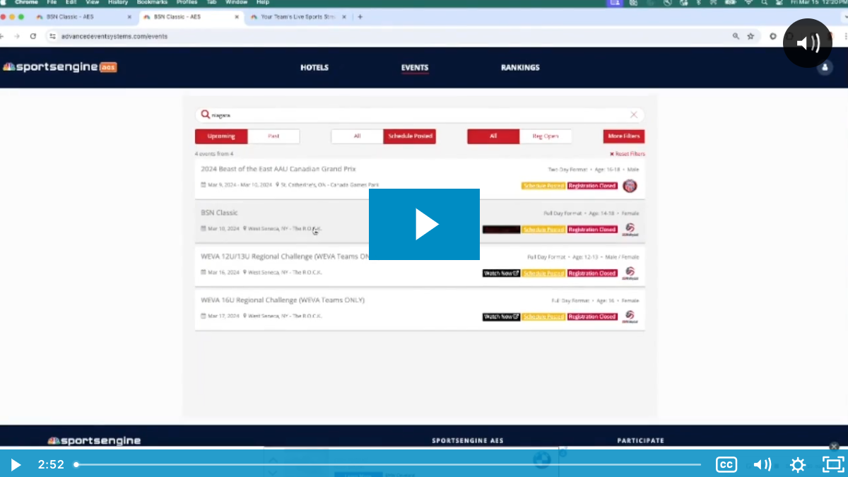 [New Release] SportsEngine Play & AES Integration